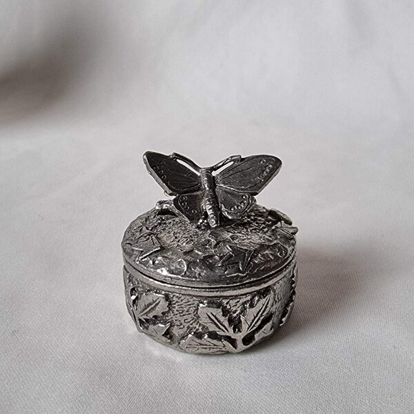 Pewter Jewelry Box - Etsy