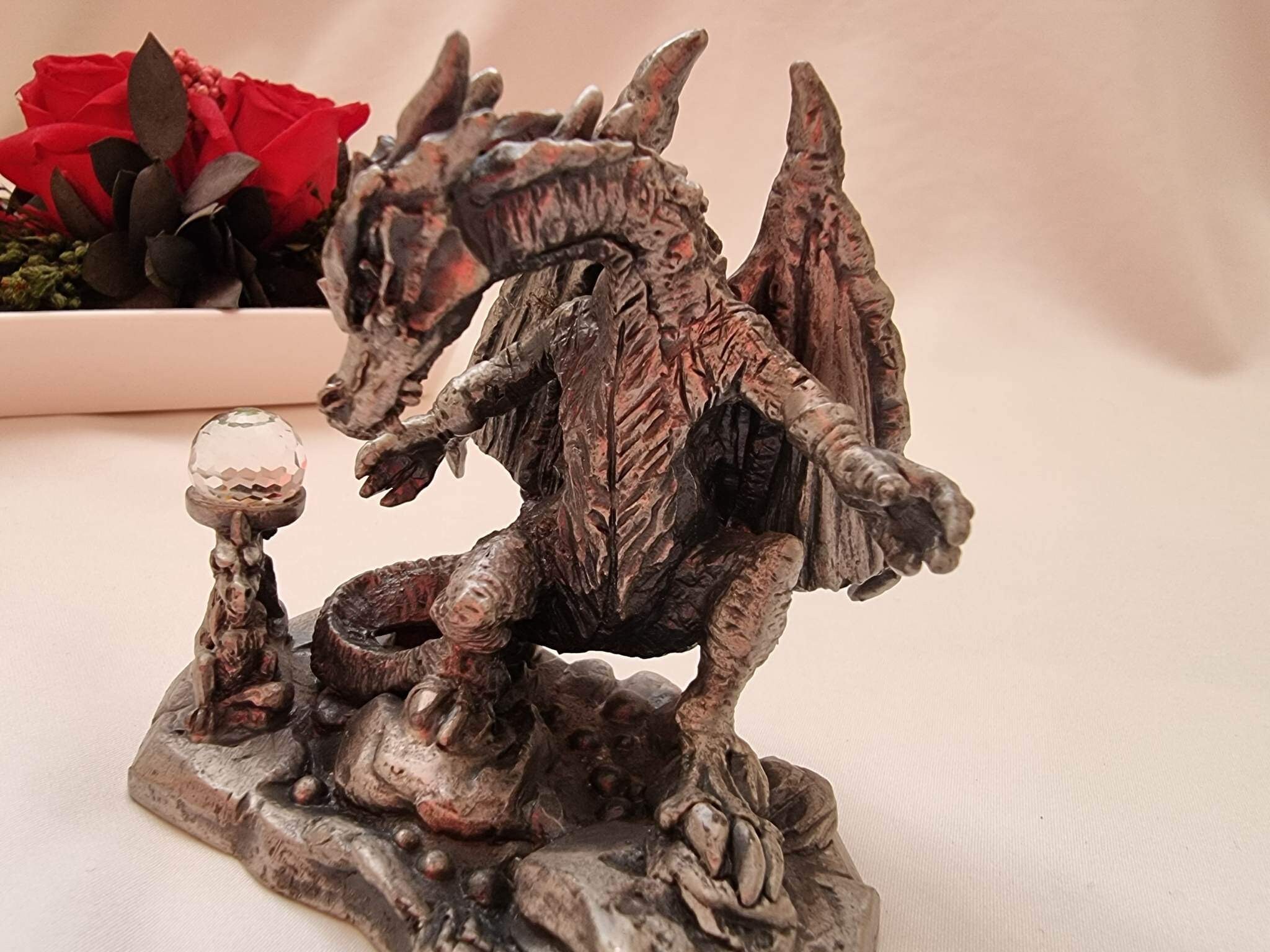 Myth and Magic, Tudor Mint Dragon, Dragon Figurine, Pewter Dragon ...