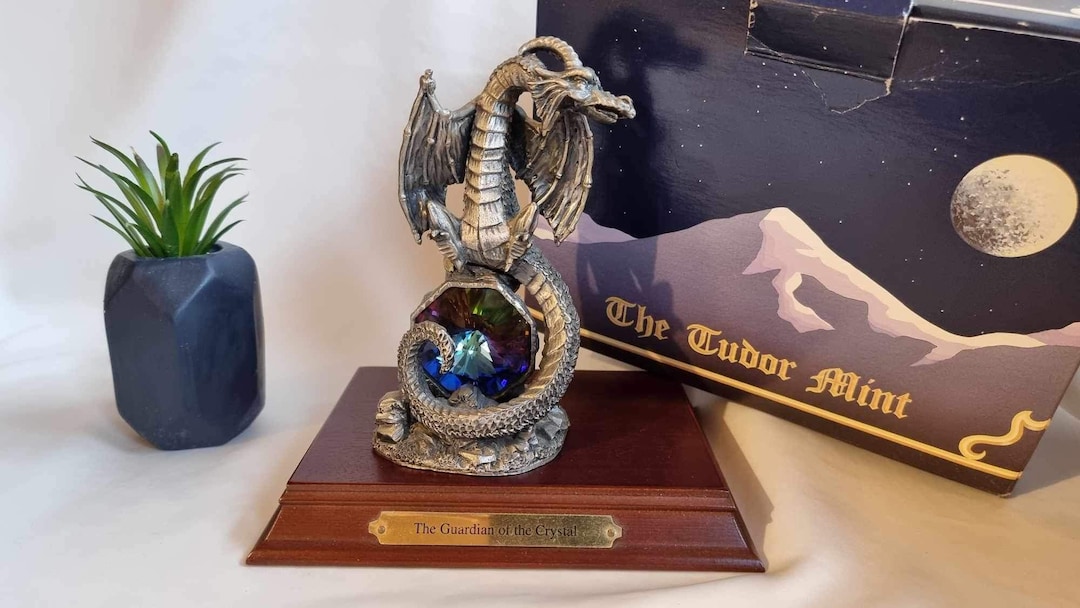 Tudor Mint Myth and Magic, Myth and Magic, Pewter Dragon Figurine ...