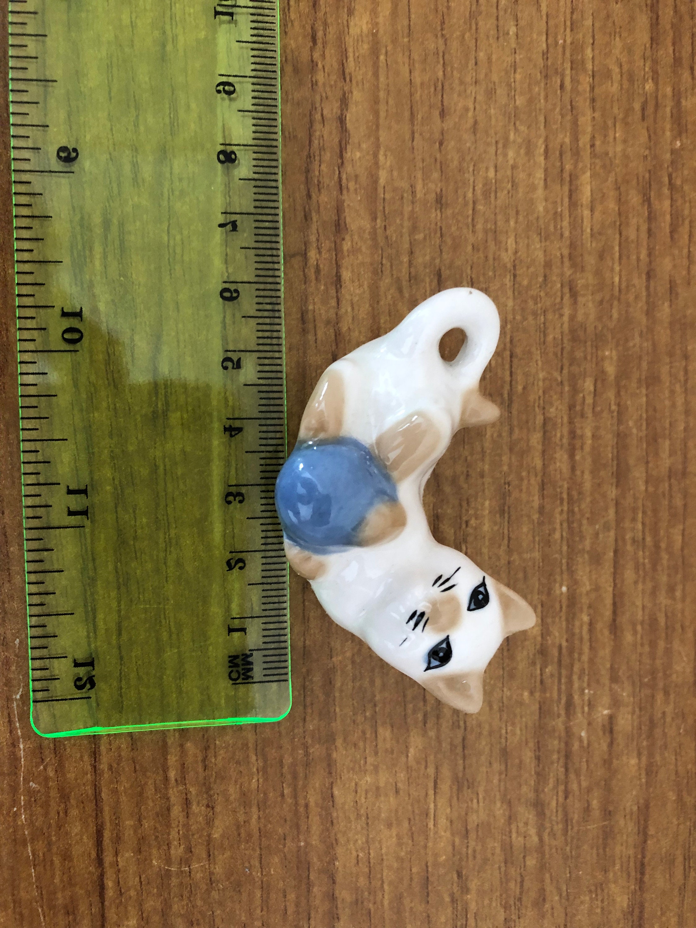 Vintage Cat Figure, Szeiler, Szeiler Cat, Small Cat Figures, Porcelain ...