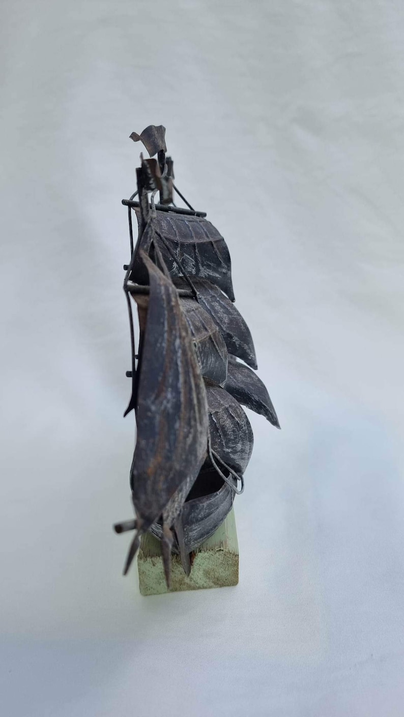 Ship Figure, Boat Figure, Metal Ship, Metal Boat, Handmade Boat ...
