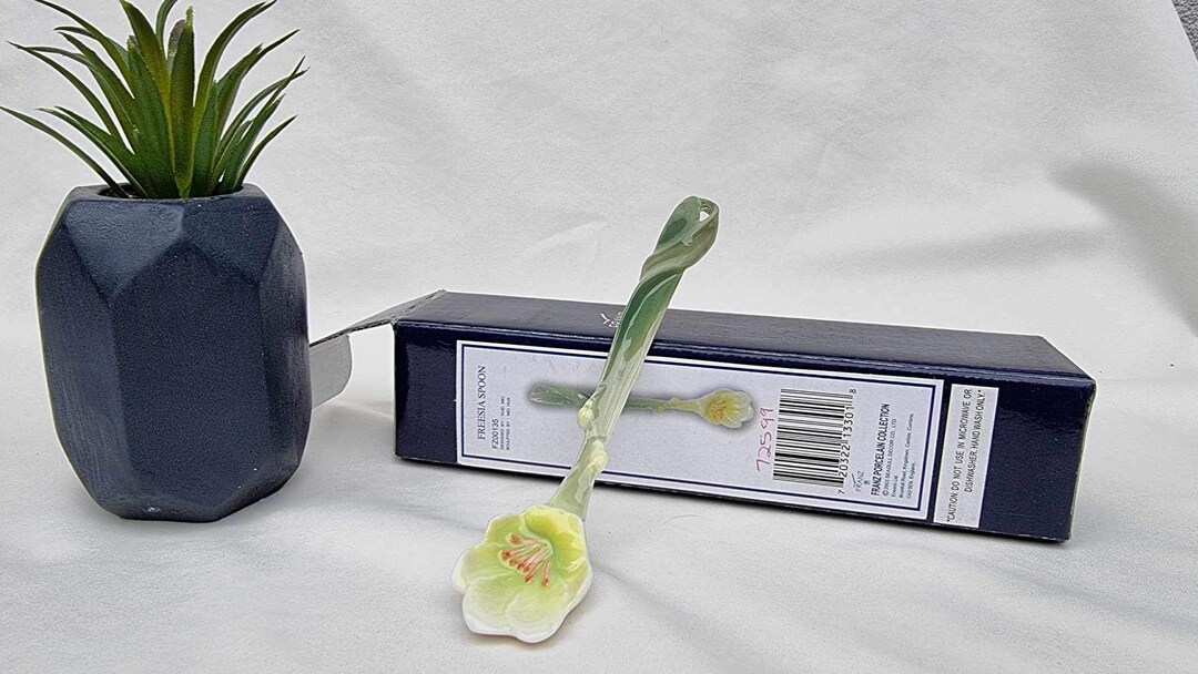 Franz Porcelain Spoon, Pottery Spoon, Franz Porcelain, Porcelain Coffee ...