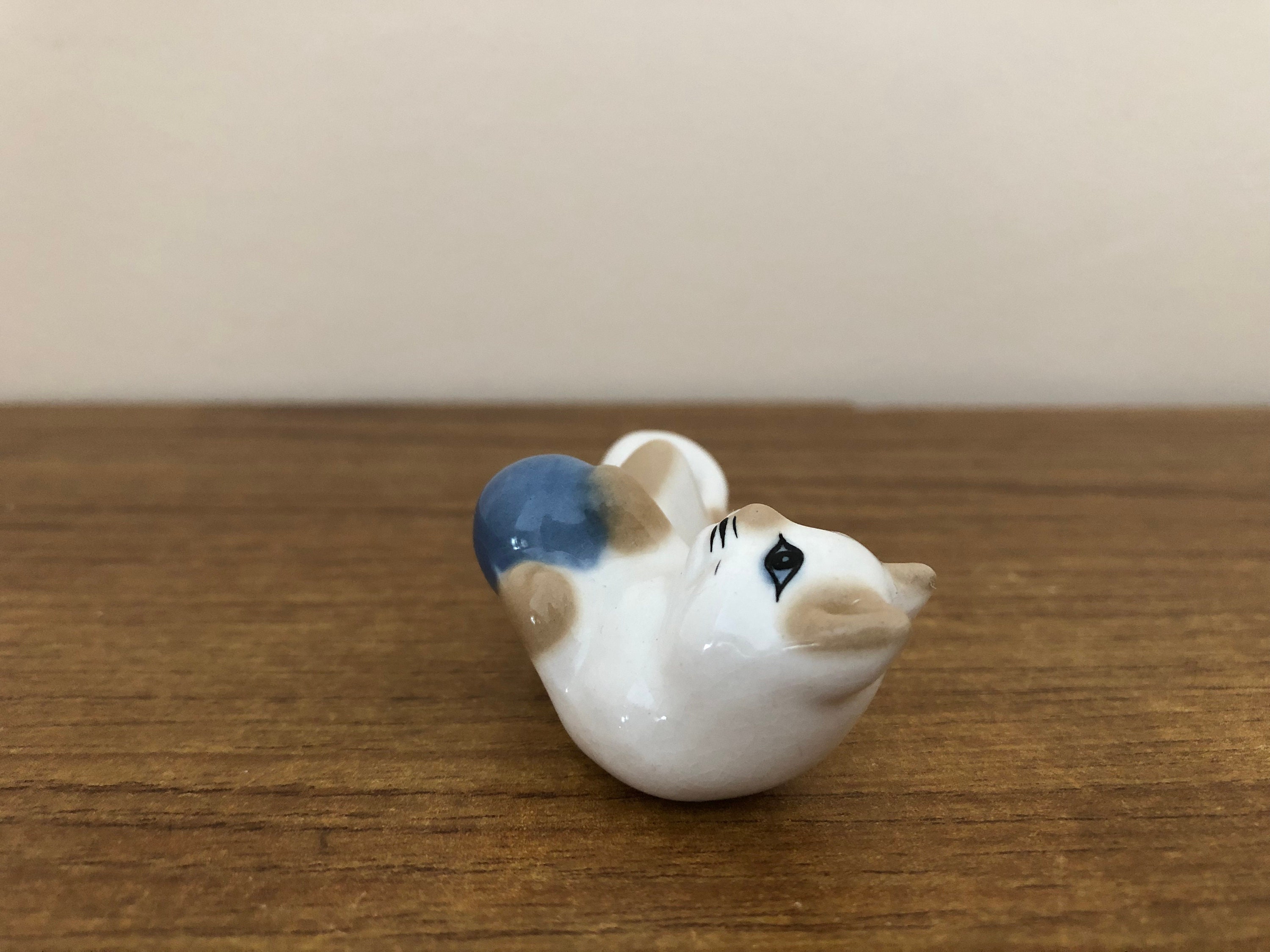 Vintage Cat Figure, Szeiler, Szeiler Cat, Small Cat Figures, Porcelain ...