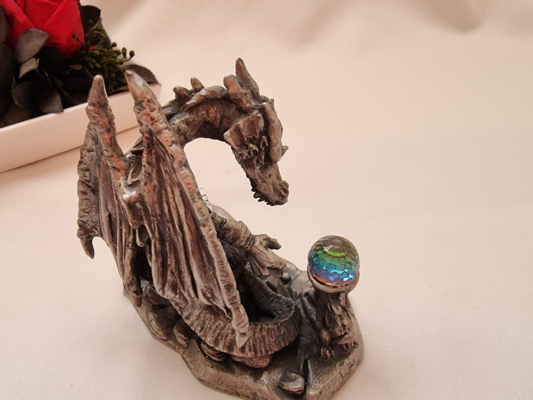 Myth and Magic, Tudor Mint Dragon, Dragon Figurine, Pewter Dragon ...