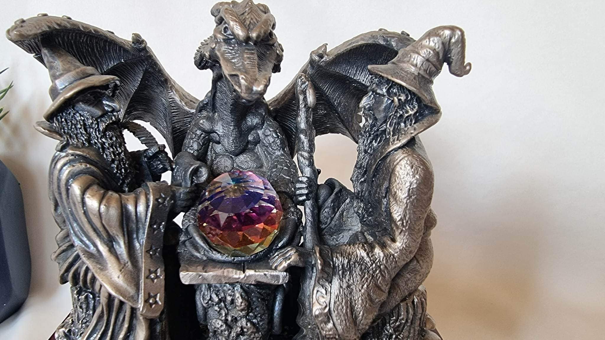 Pewter Dragon Figurine With Original Box, Pewter Dragon, Dragon ...