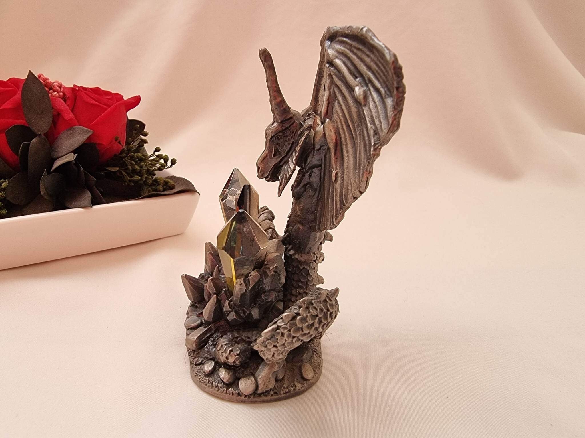 Pewter Dragon Figurine Tudor Mint Dragon Myth and Magic - Etsy