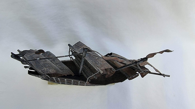 Ship Figure, Boat Figure, Metal Ship, Metal Boat, Handmade Boat ...