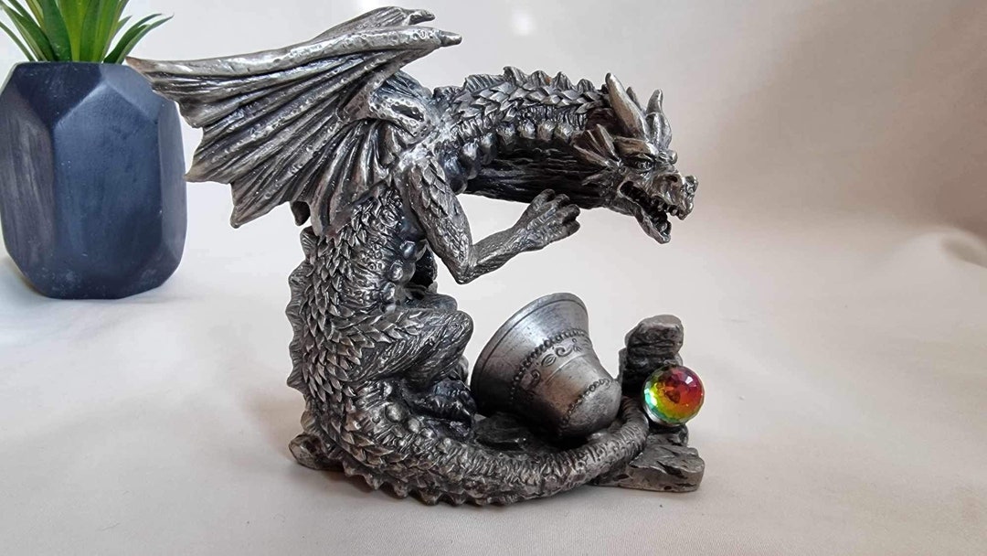 Myth and Magic, Tudor Mint Myth and Magic, Pewter Dragon Figurine ...