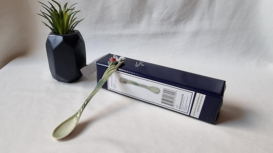 Franz Porcelain Spoon, Franz Porcelain, Porcelain Coffee Spoon, Pottery ...