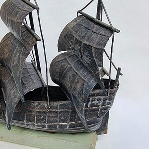 Ship Figure, Boat Figure, Metal Ship, Metal Boat, Handmade Boat ...