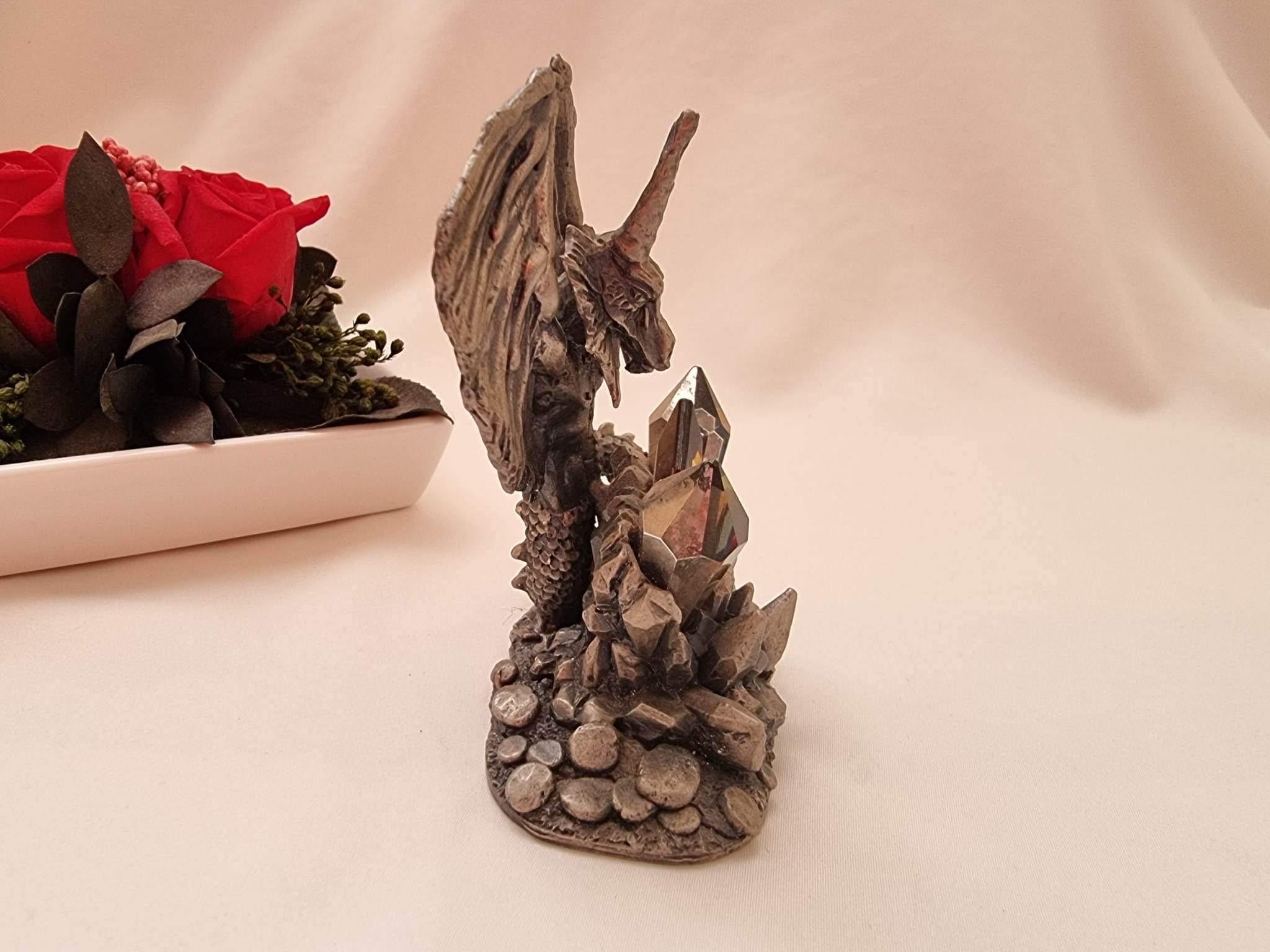 Pewter Dragon Figurine Tudor Mint Dragon Myth and Magic - Etsy
