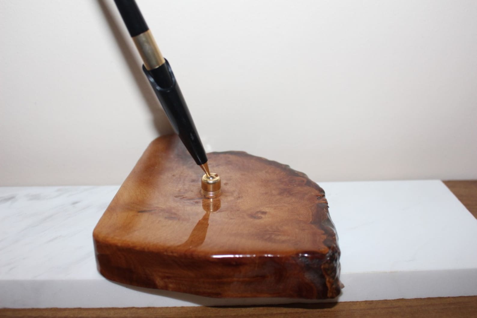 Wooden Pen Holder, Vintage Pen Holder, Pen Holder, Pen Stand, Office ...