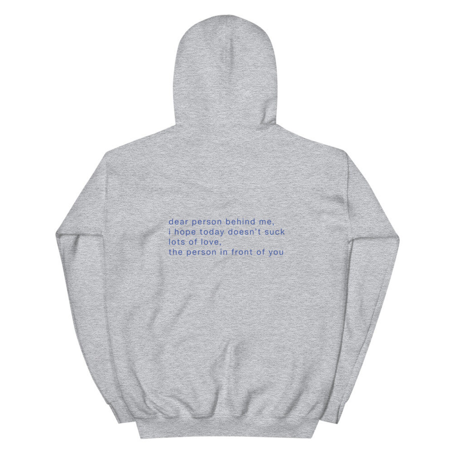 Dear Person Behind Me Hoodie | Unisex Hoodie - Etsy