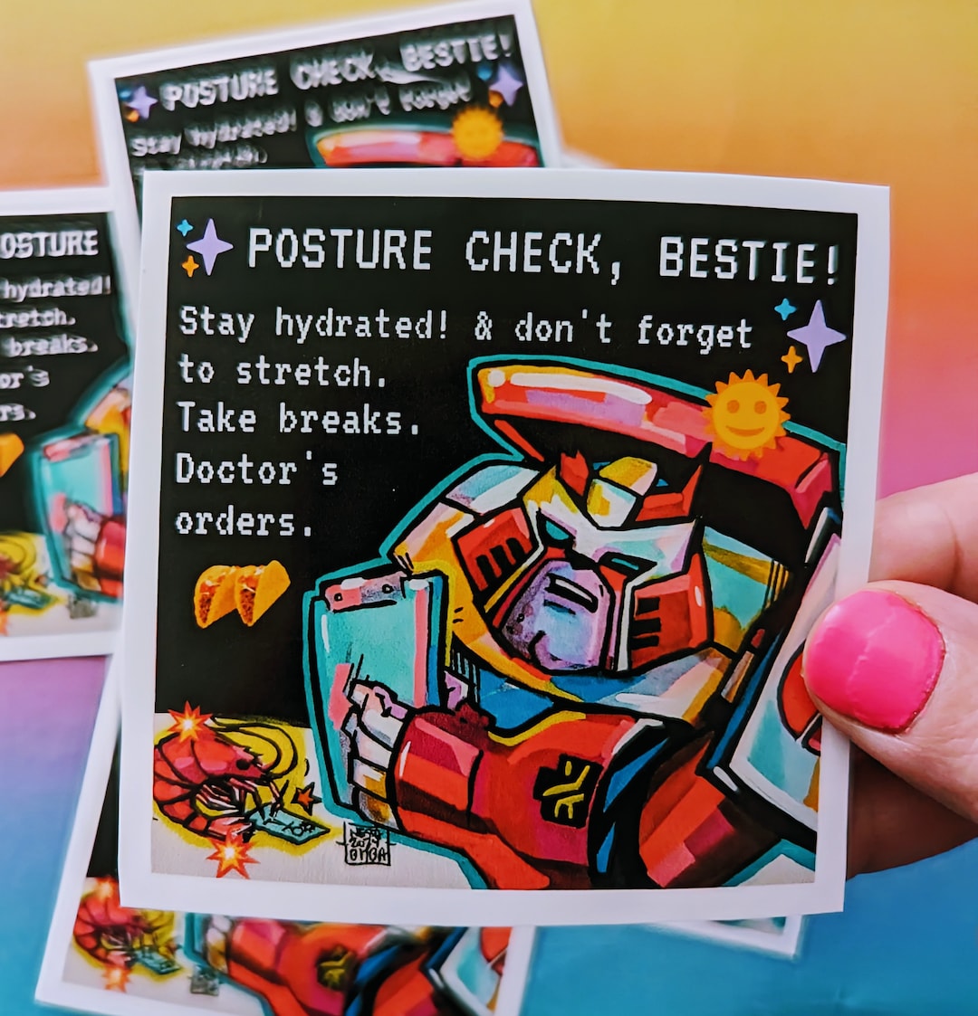 TFA Ratchet Shrimp Posture Check. - Etsy