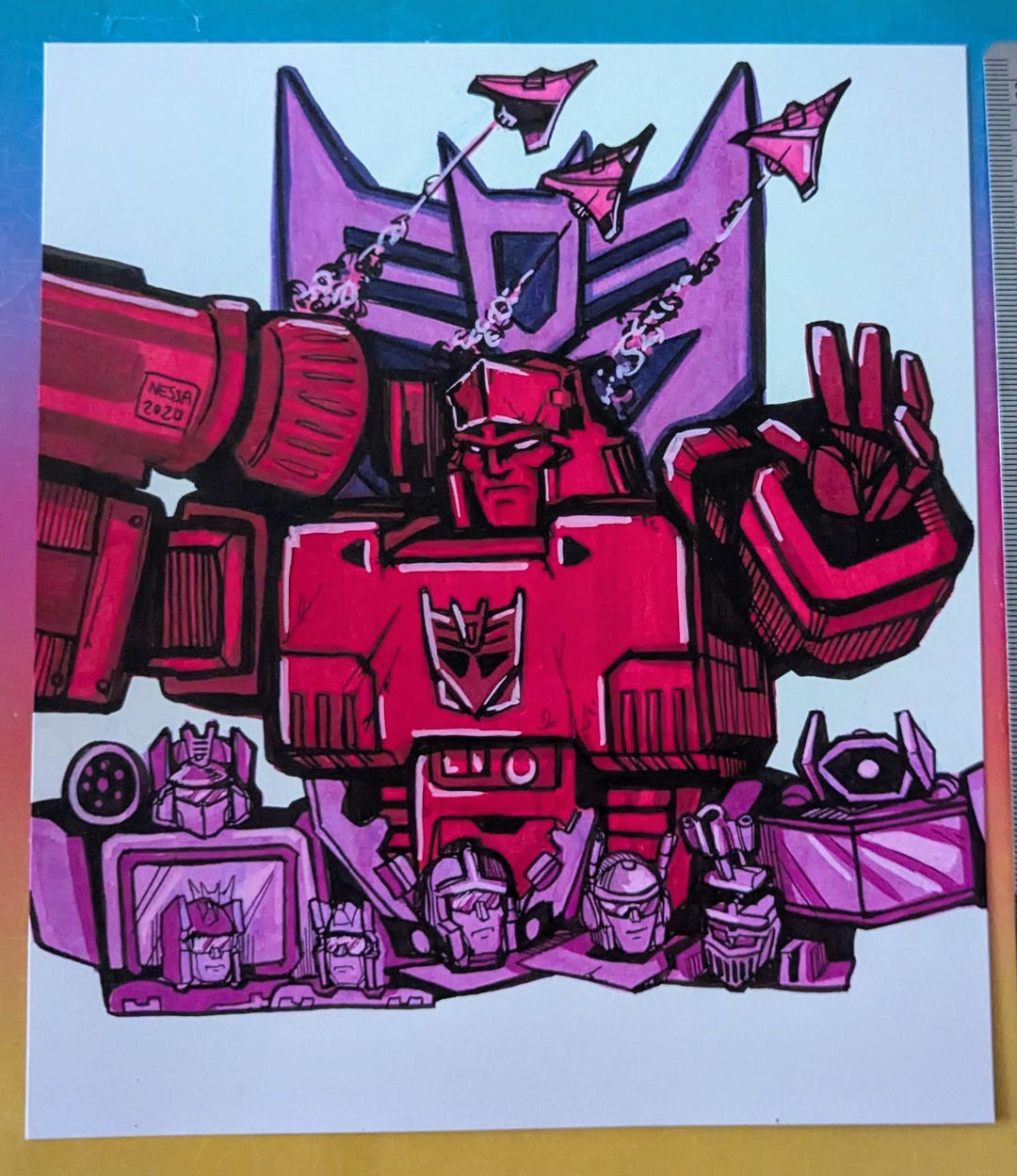 Original Art G1 Decepticons - Etsy