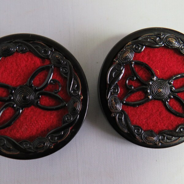Red Coat Buttons - Etsy