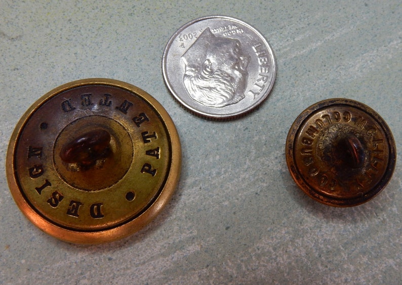 2 Antique KNIGHTS OF PYTHIAS Masonic Uniform Buttons - Etsy