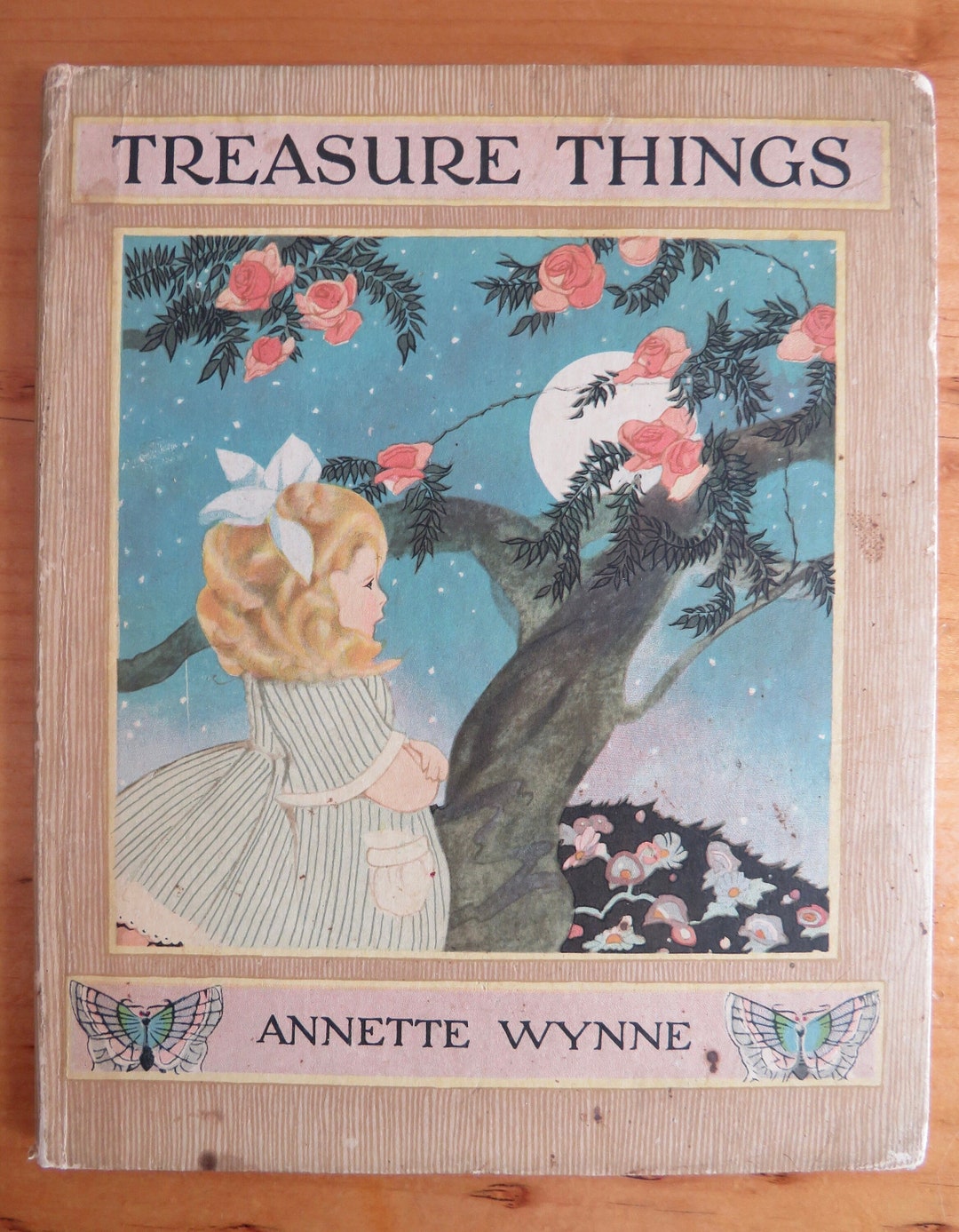 1922 VOLLAND SUNNY BOOK Treasure Things by Annette Wynne Art Deco Color ...