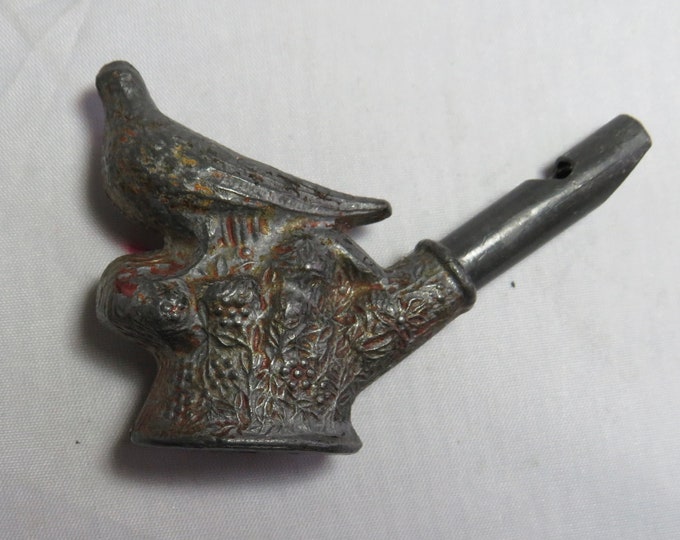 Antique Cast Iron Figural Pigeon Bird Whistle Child's Toy - Etsy