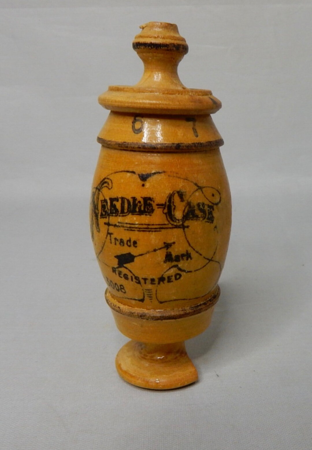 Antique German ARROW Wooden Sewing Needle Case - Etsy