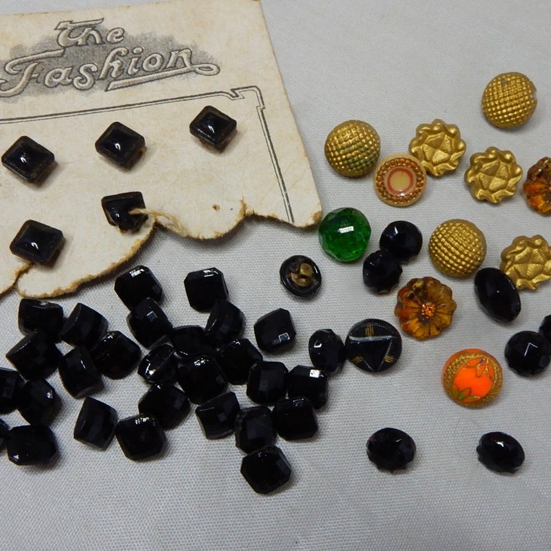 Tiny Antique Buttons - Etsy
