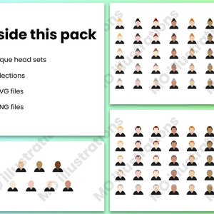 200+ Simple Profile Icons | PNG and SVG - Etsy