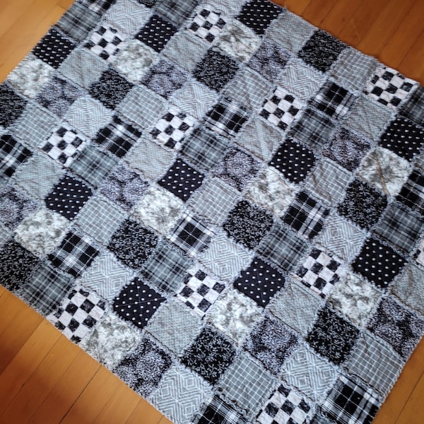 Queen Size Rag Quilt - Etsy