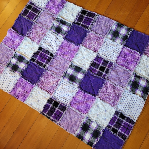 Rag Quilt - Etsy