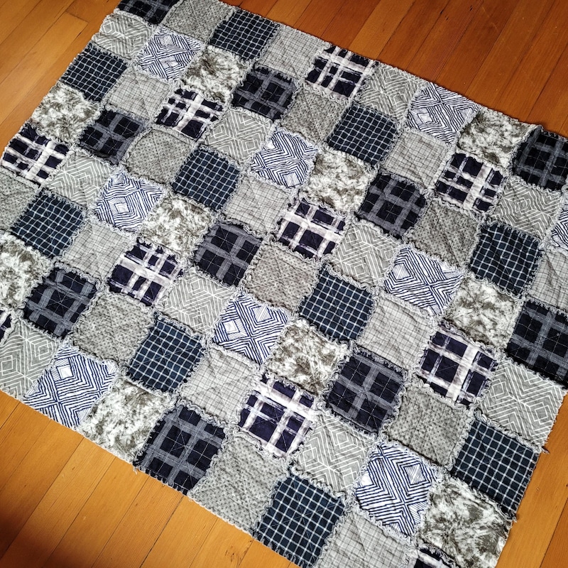Flannel Rag Quilt - Etsy