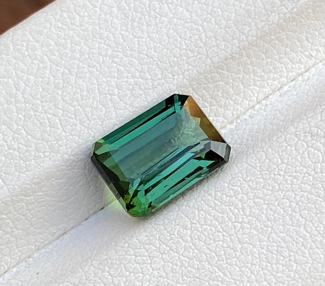 Certified 9X7 MM Super Amazing Natural Bio Color Tourmaline Octagon Cut ...