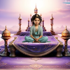 Aladdin Digital Backgrounds, Sultan Palace, Magic Carpet (JPG Files ...