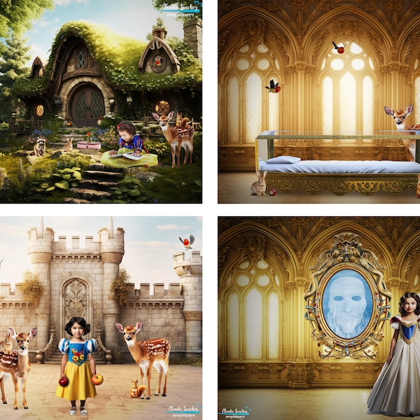 Snow White Backdrops - Etsy