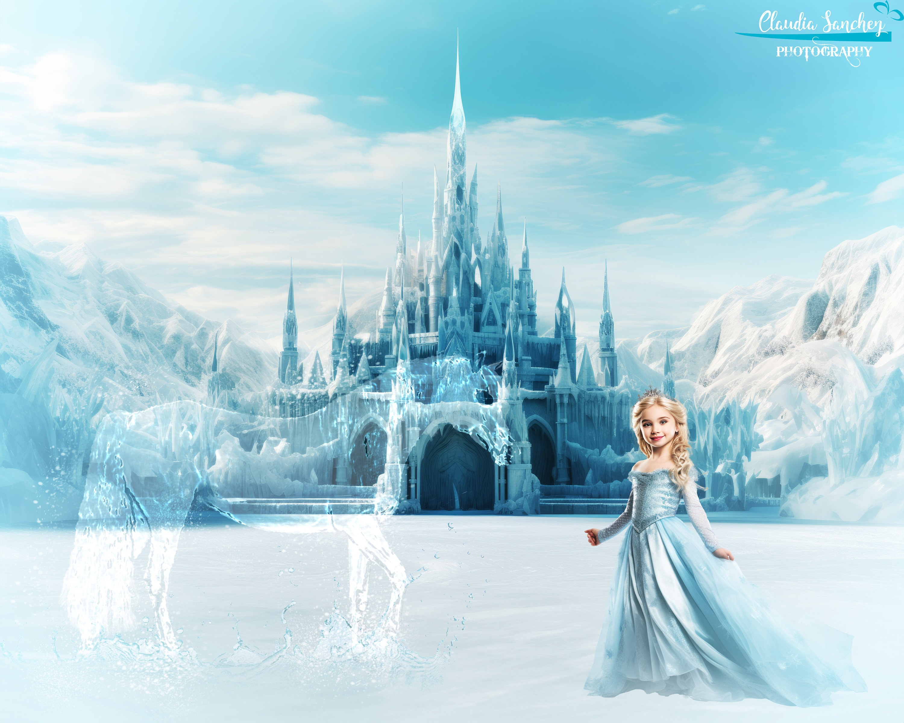 Frozen Castle Background