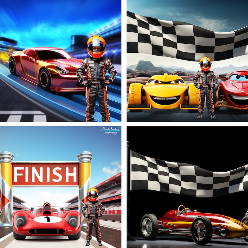 Racing Backdrop - Etsy