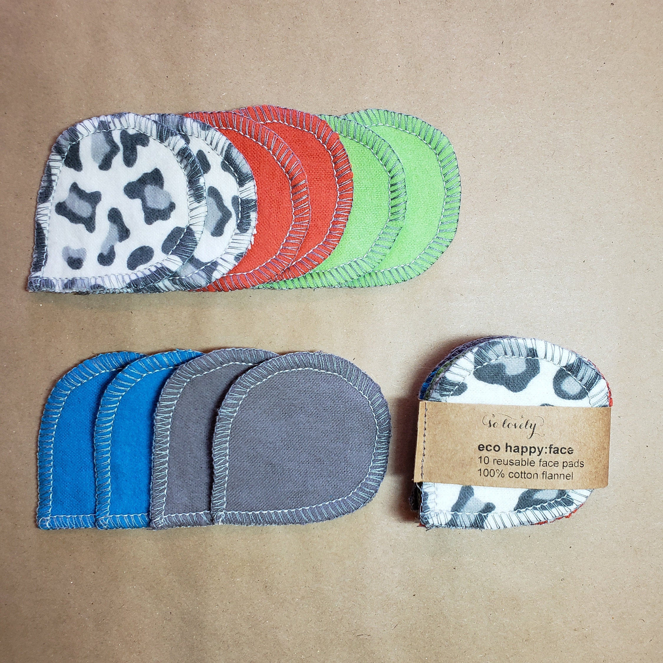 Handmade Reusable Cotton Flannel Face Pads With Natural Colour - Etsy ...