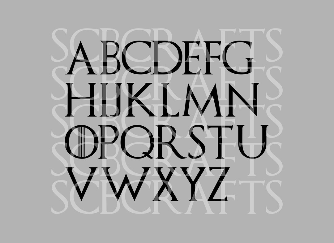 Font With Three (3) Lines Through the "o" Popular Tv Television Series ...