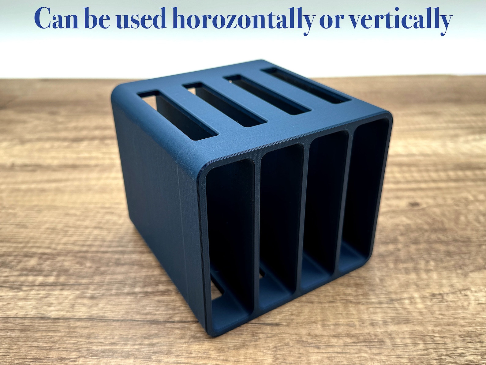 Hard Drive Organizer: 4-bay HDD AND SSD Stand, Horizontal or Vertical ...