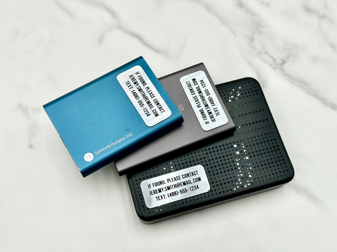 SSD, Hard Drive and Tech Labels - Help Your Devices Get Back to You If ...