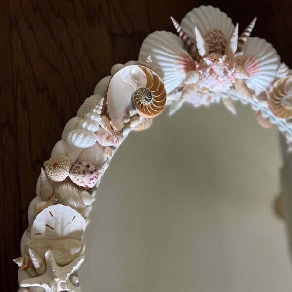 Seashell Mirror - Etsy