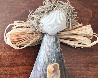 Handmade Seashell Angel. Lima Lima Shell Angel. Seashell Ornament. - Etsy
