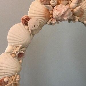 Pink Accents Oval Custom Seashell Mirror - Etsy