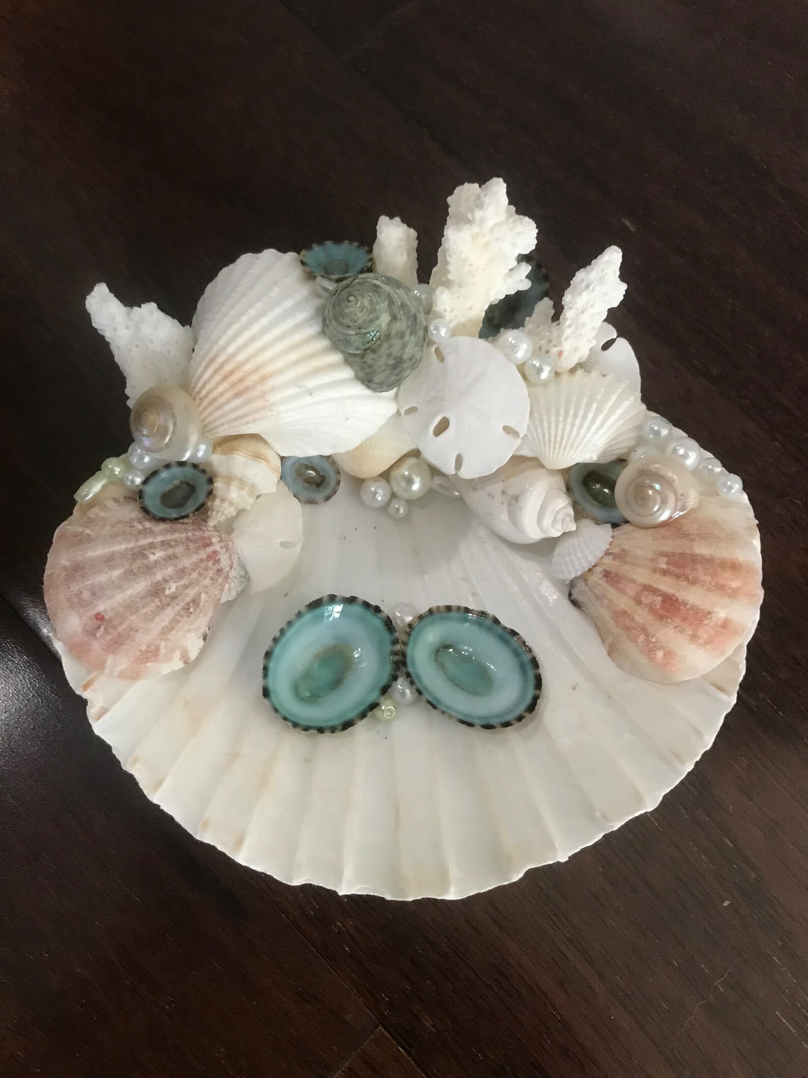 Custom Sea Shell Ring Holder Seashell Ring Holder L Beach Wedding Beach ...