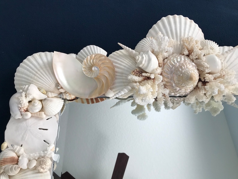 Extra Large Custom Seashell Mirror - Etsy