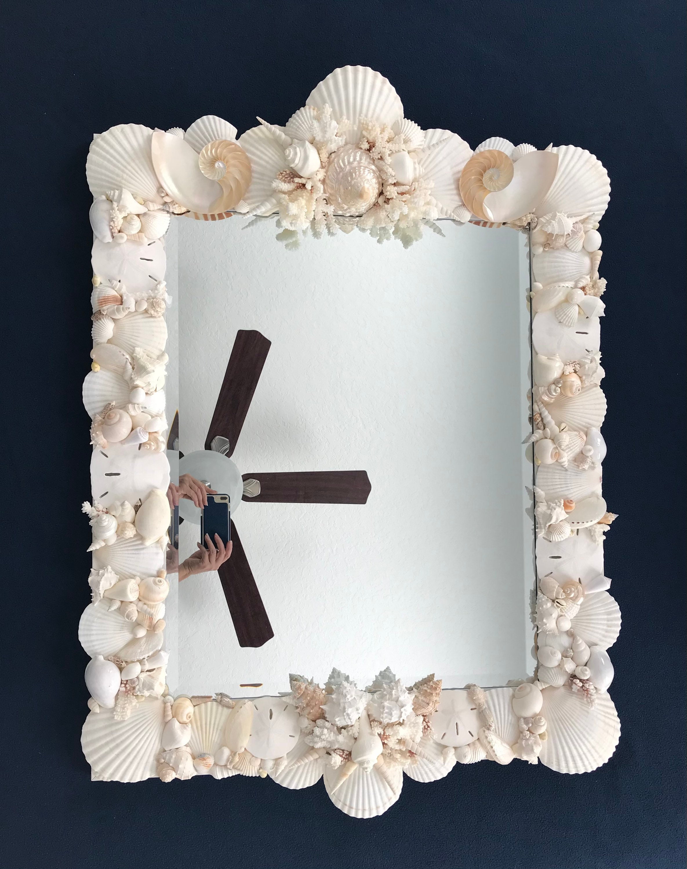 Extra Large Custom Seashell Mirror - Etsy