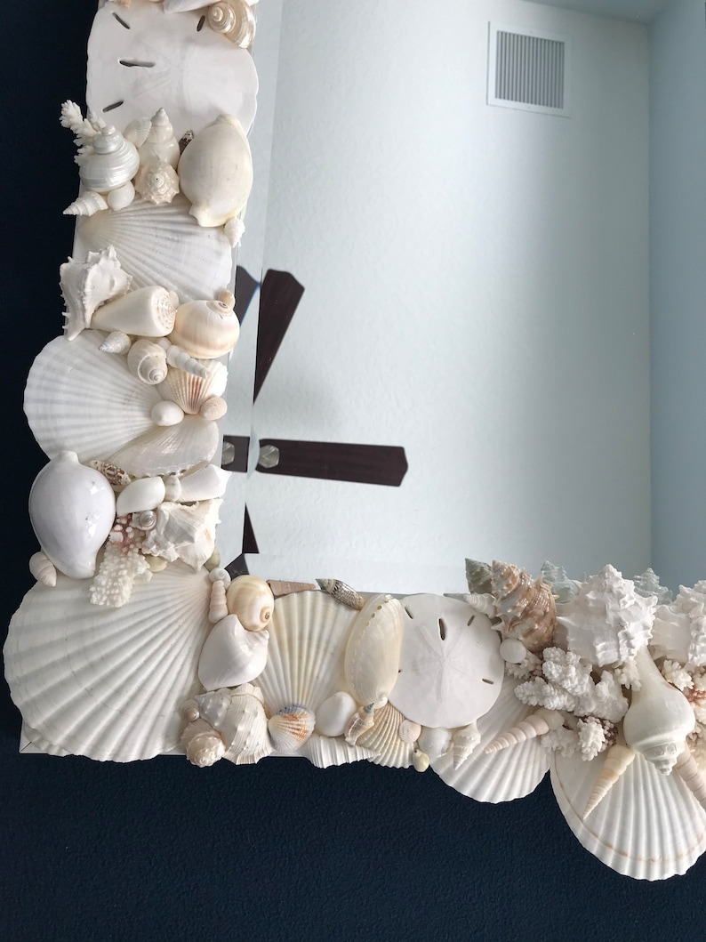 Extra Large Custom Seashell Mirror - Etsy