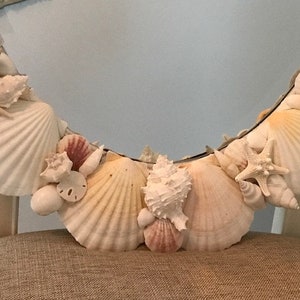 Pink Accents Oval Custom Seashell Mirror - Etsy