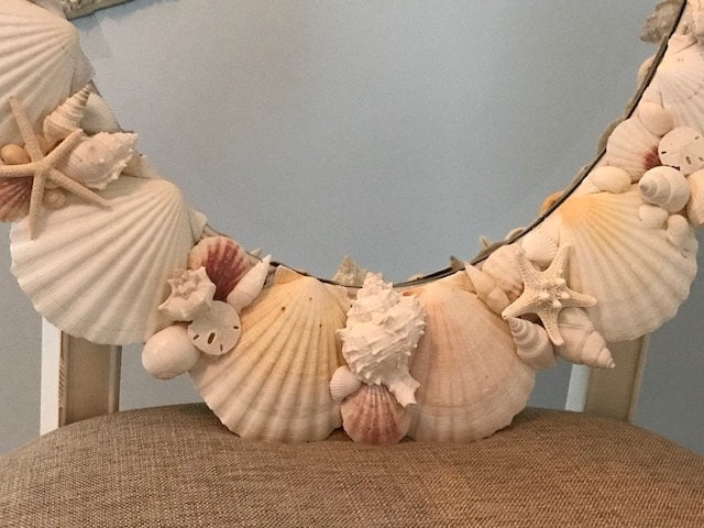 Pink Accents Oval Custom Seashell Mirror - Etsy