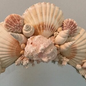 Pink Accents Oval Custom Seashell Mirror - Etsy