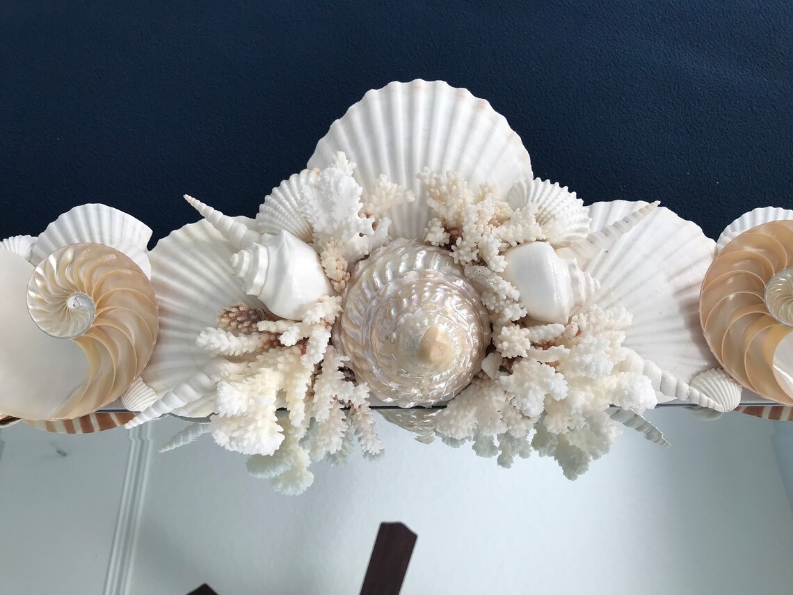 Extra Large Custom Seashell Mirror - Etsy