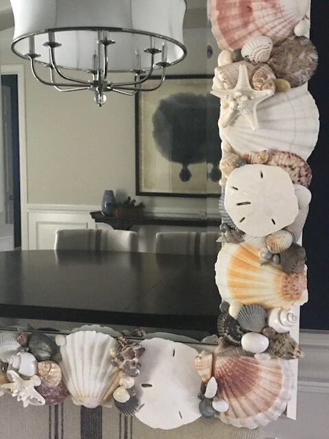 Extra Large Multicolor Custom Seashell Mirror - Etsy